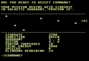 Super Star Trek - Commodore 64 Basic V2 - Retromagazine World
