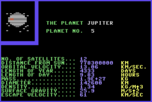 Solar System - Commodore 64 - Basic V2 - Retromagazine World